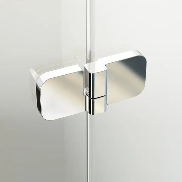 Ravak - Sprchové dveře dvoudílné Brilliant BSD2-100 A levé - chrom, transparentní sklo