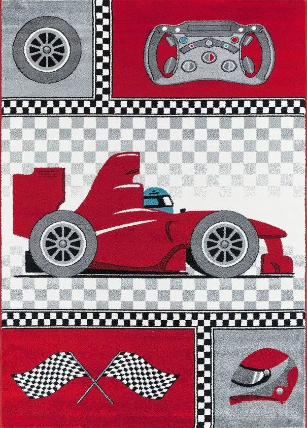 Breno Kusový koberec KIDS 460 Red, 120x170 cm, Vícebarevné/Červená Biano.cz