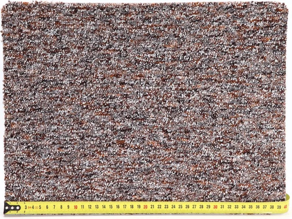 Associated Weavers, Metrážový koberec Savannah 44, na míru, šíře 3m,4m, hnědá, filc, chodba / předsíň
