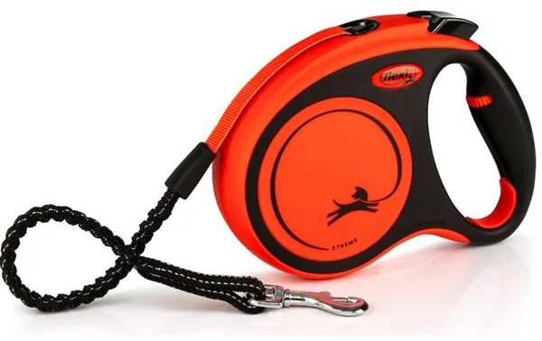 Flexi Xtreme M pásek 5 m oranžové do 35 kg