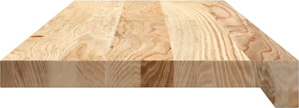 Nášlapy na schody 2 ks neošetřené 70x25x2 cm masivní dub 3283772