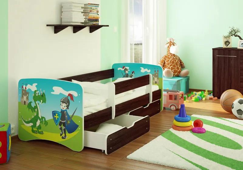 Dětská postel Nico vzor 50 160x80 cm - bílá barva zábrany