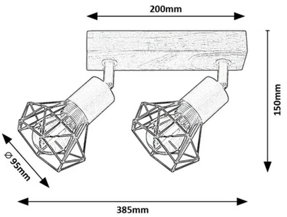 Rabalux 3138 nástěnné spot svítidlo