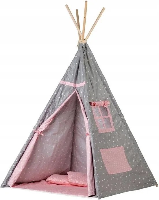 Dětský stan Teepee "Trojúhelníčky" EcoToys