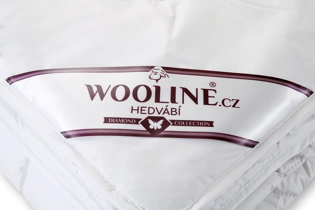 Přikrývka Wooline 140x200cm, výplň hedvábí