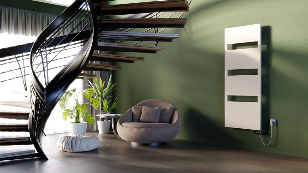 Isan Carme 1543 x 605 mm koupelnový radiátor bílý