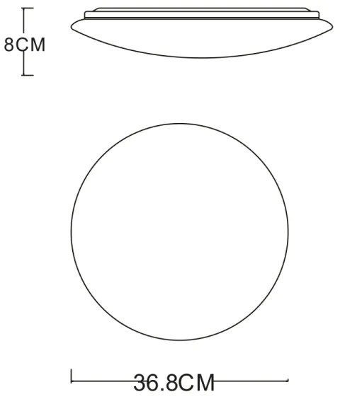 GLOBO 483888-24 - LED Stropní svítidlo PIERRE 1xLED/24W/230V