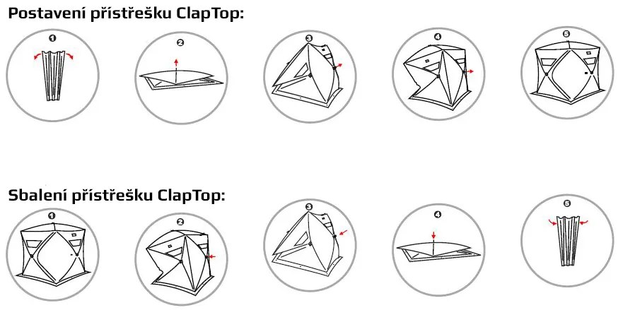 ClapTop Rychloskládací stanový altán ClapTop 600 - výprodej