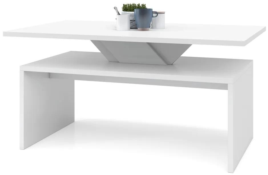 Mazzoni SISI bílý, moderní, stůl, konferenční stolek