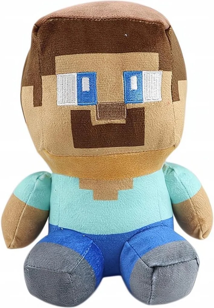 Plush minecraft steve pixel 20 cm
