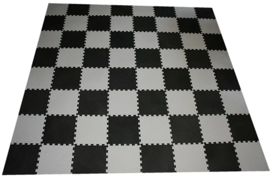 Lidská pěnová šachovnice 256 x 256 cm