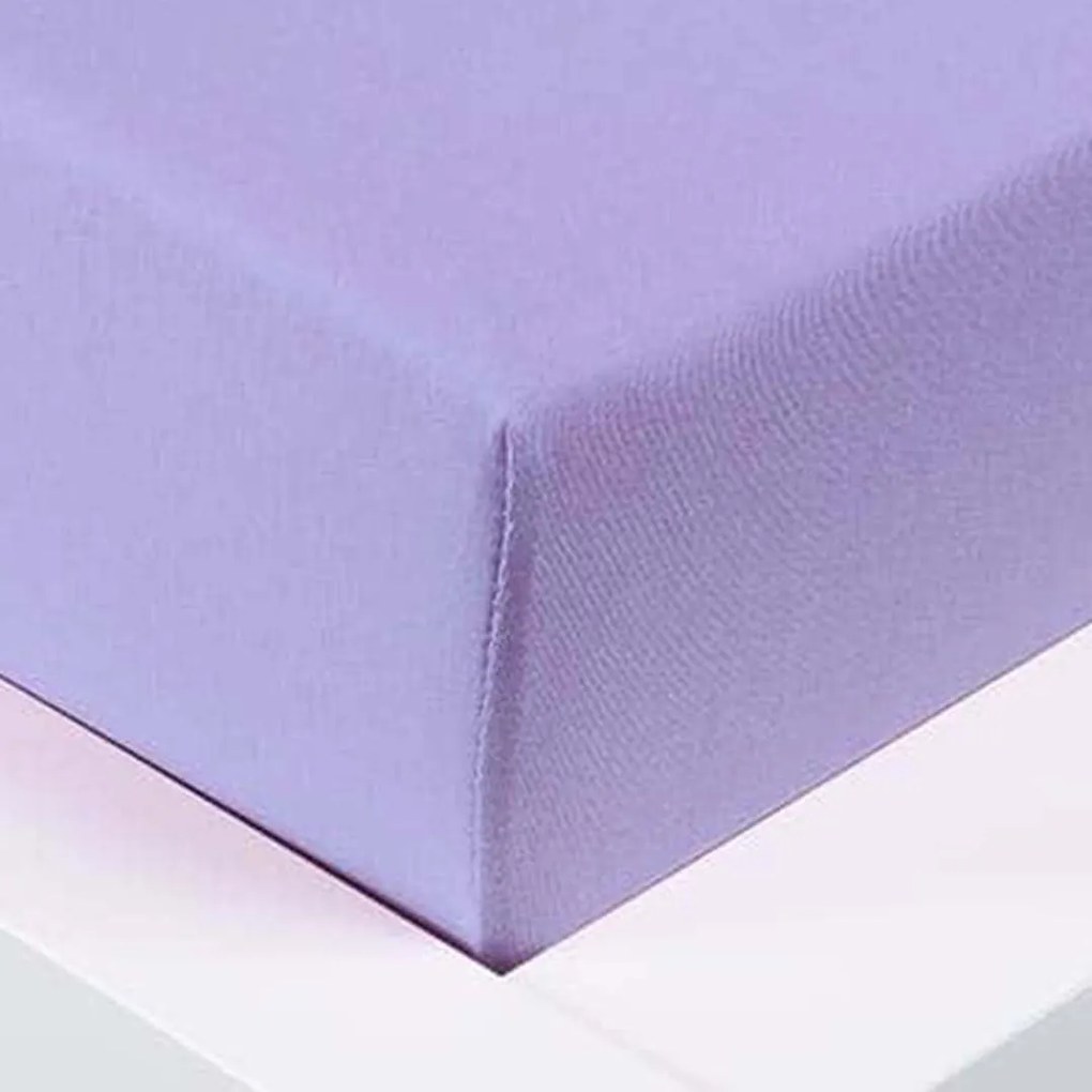 XPOSE® Dětské prostěradlo jersey - fialová 70x140 cm