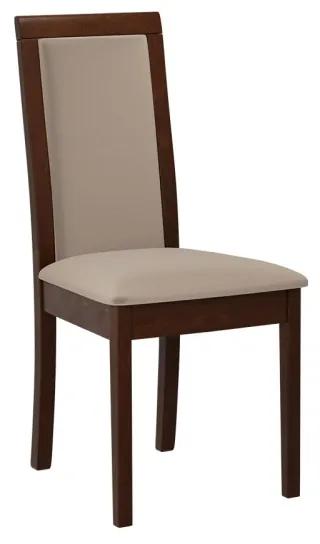 Čalouněná jídelní židle Heven IV, Barva dřeva: ořech, Potah: Hygge D20