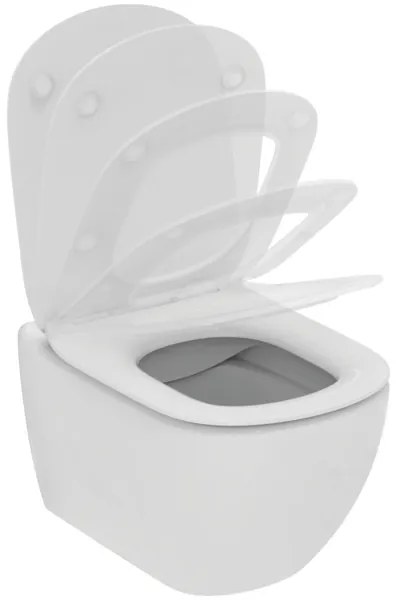 Ideal Standard Tesi - SET Závěsné WC RimLS+ + sedátko Soft-Close, bílá T536001