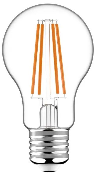 Prémiová retro LED žárovka E27 7W 806lm teplá, filament, ekv. 60W, 3 roky