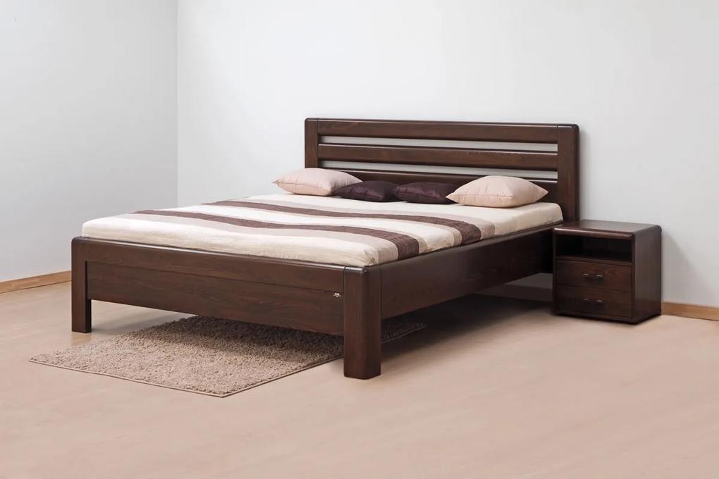 BMB Adriana Lux postel - buk Moření: Jabloň, Provedení: Buk průběžný, Rozměr: 180 x 200 cm
