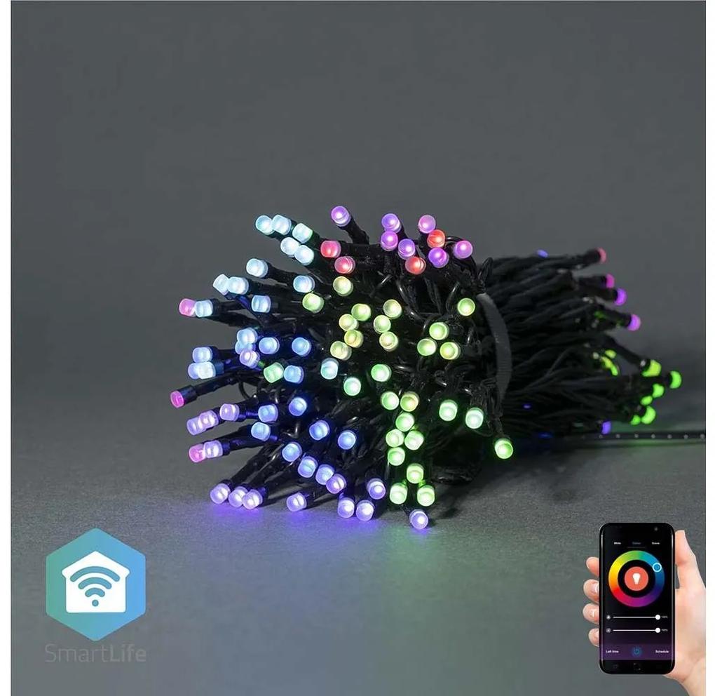 Smart LED vánoční řetěz NEDIS WIFILX01C168 20m WiFi Tuya