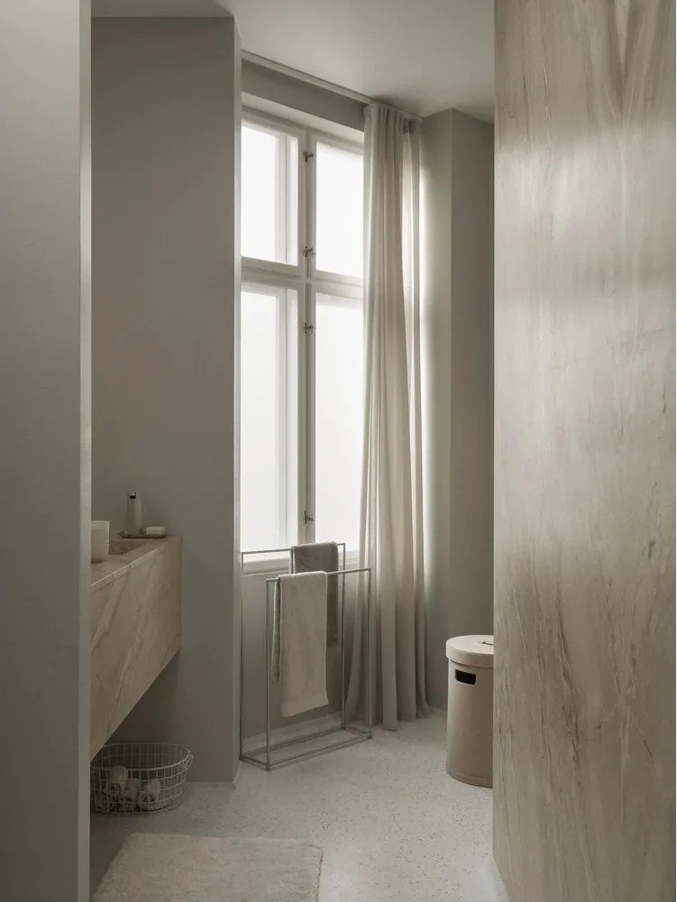 Krémová koupelnová předložka 70x140 cm Tuufa – Blomus