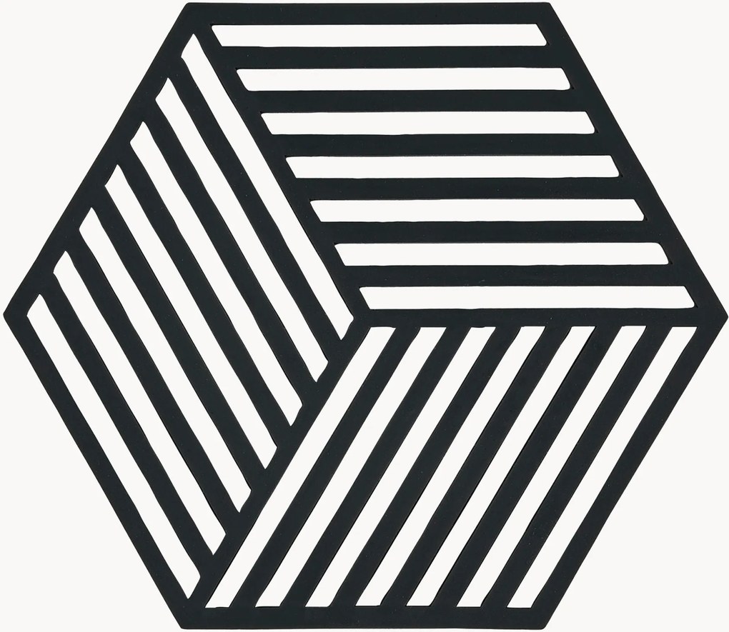 Sada silikonových podtácků Hexagon, 6 dílů