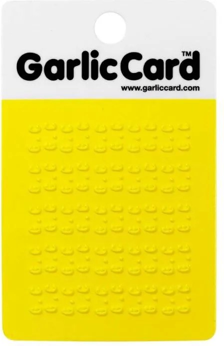 GarlicCard na rozetření česneku - GarlicCard