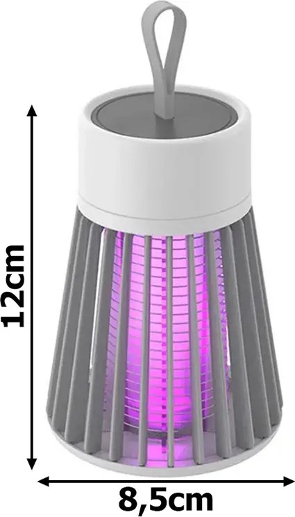 Verk Group Uv insekticidní lampa na komáry mouchy elektrický lapač hmyzu účinný