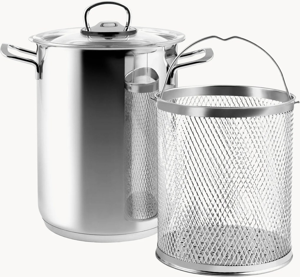 Hrnec na vaření chřestu's košíkem a víkem Chef