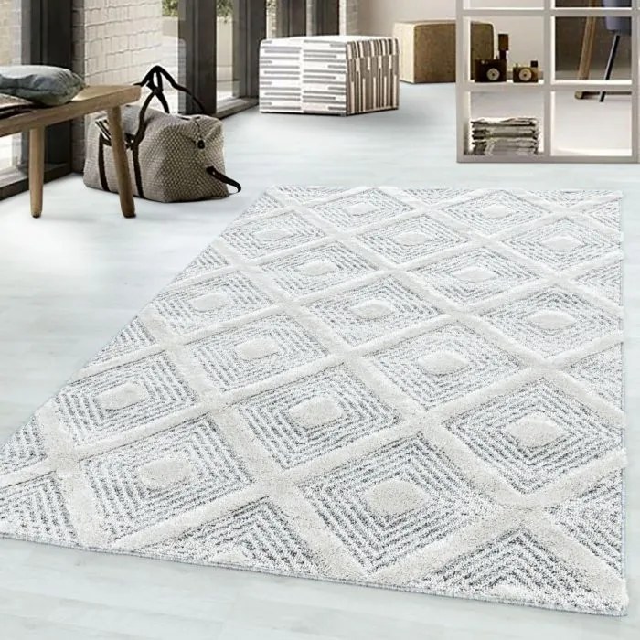 Vopi | Kusový koberec Pisa 4707 grey - Kruh průměr 120 cm