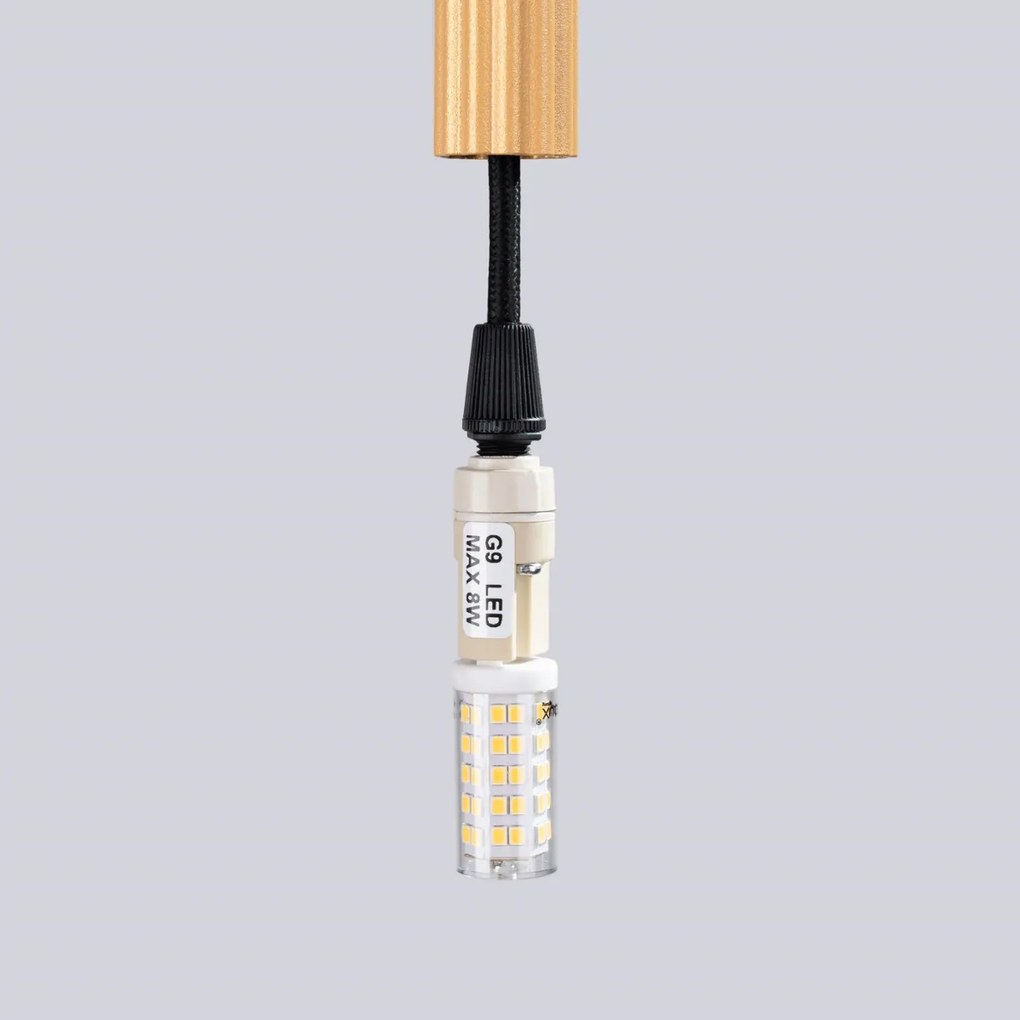 Sollux Lighting Závěsné svítidlo ARCHE 1 zlaté