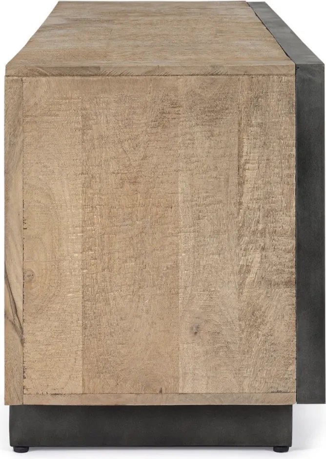 BIZZOTTO TV stolek HAROLD hnědý 180x44 cm 0747452