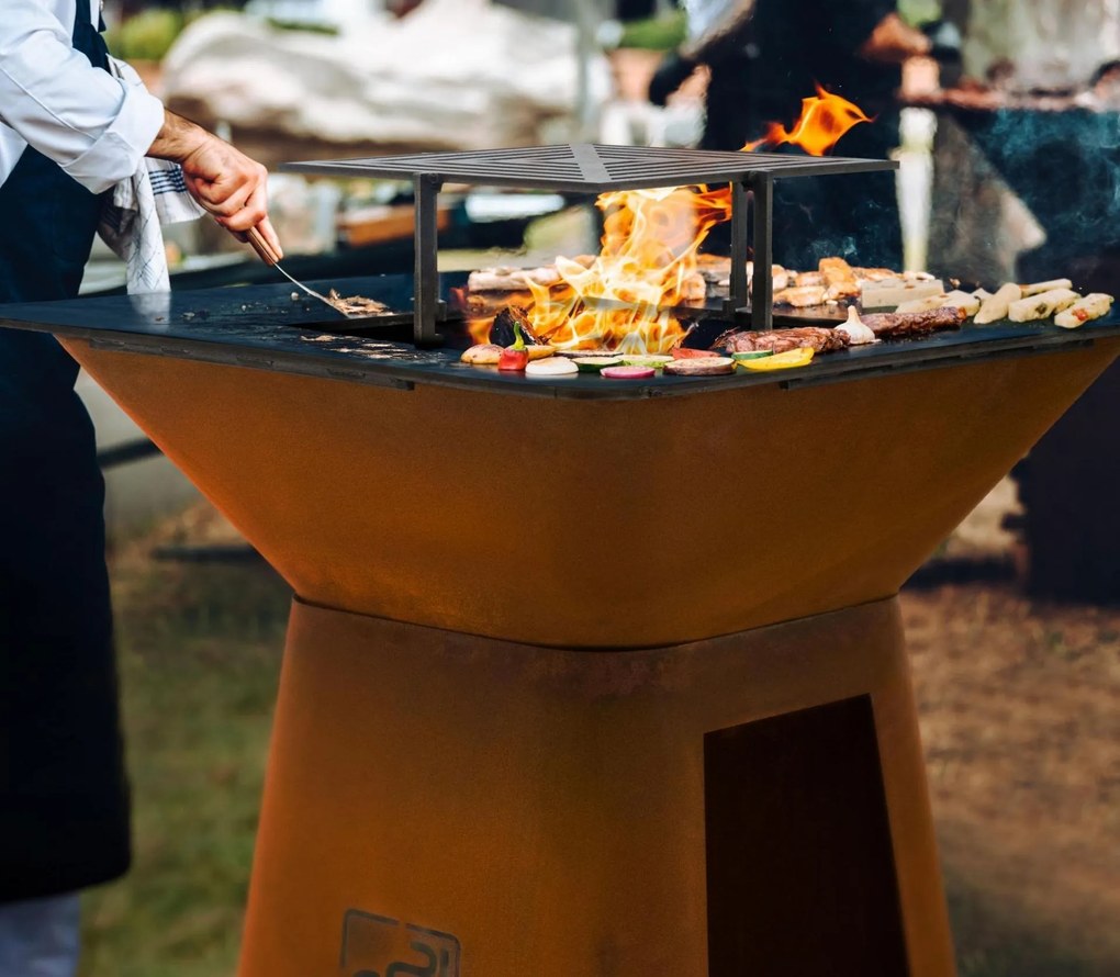 PENTA Gril G21 Montana Black a Corten na dřevo Barva: Corten ( hnědá )