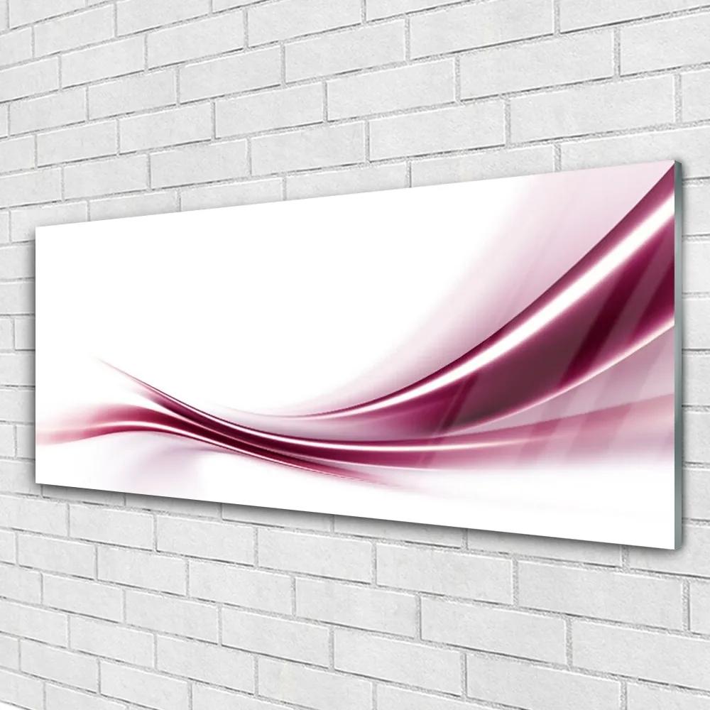 akrylový obraz Abstrakce Vlny Art Umění 125x50 cm