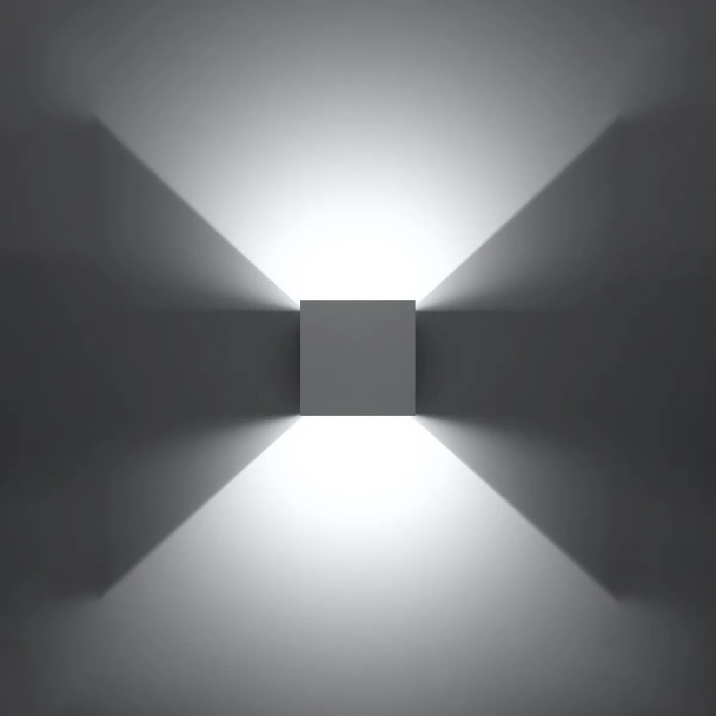 Sollux Lighting Nástěnné svítidlo LUCA bílé LED IP54