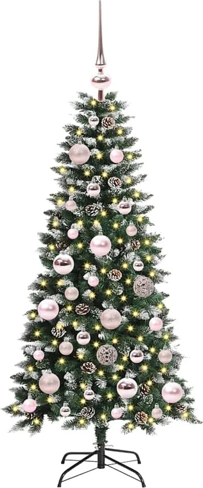 Umělý vánoční stromeček Zelená 120 cm PVC, plast a ocel 3395798