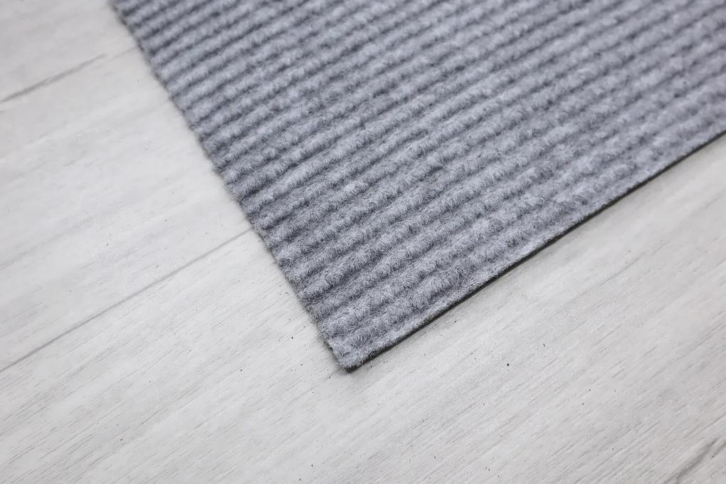Vopi koberce Kusový koberec Quick step šedý čtverec - 60x60 cm