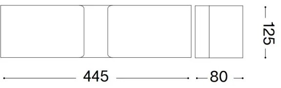 Ideal Lux - Nástěnné svítidlo CLIP 2xE27/60W/230V hnědá