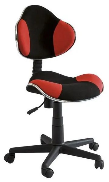 Casarredo Kancelářská židle Q-G2 černá/červená