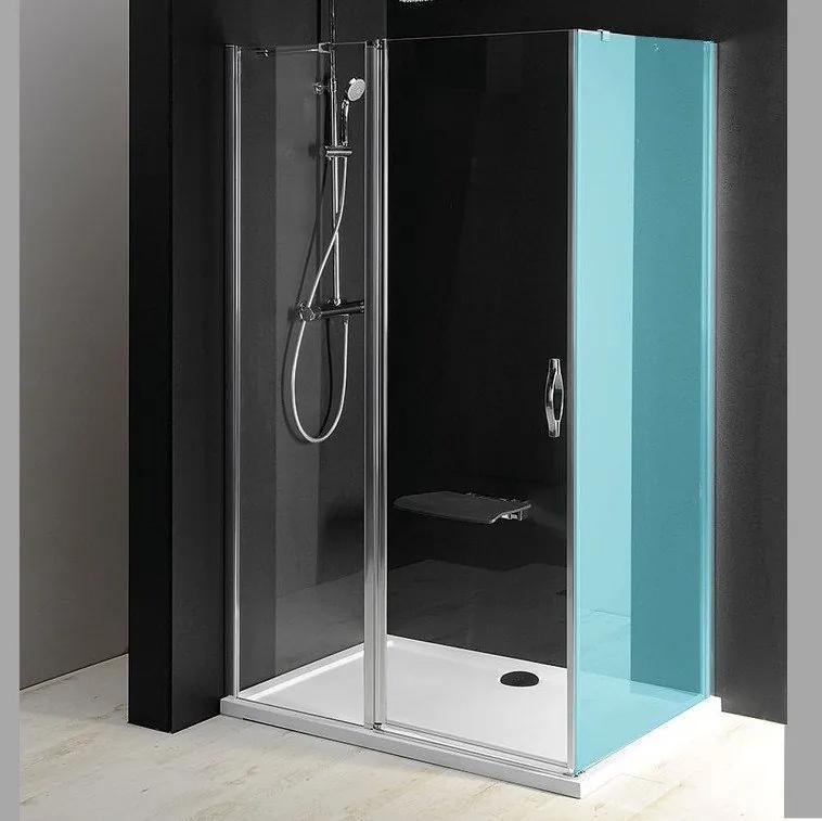 ONE sprchové dveře s pevnou částí 900 mm, čiré sklo (GO4890) Gelco