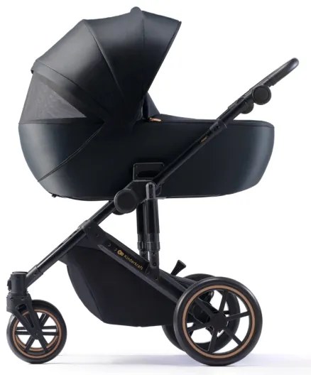 KINDERKRAFT SELECT - Kombinovaný kočárek 3v1 PRIME 2 Premium Venezian black