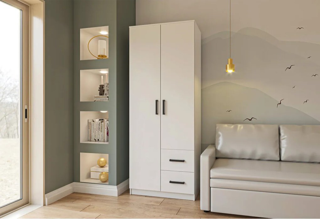 Skříň Simple 2D 2Š nymfaea alba