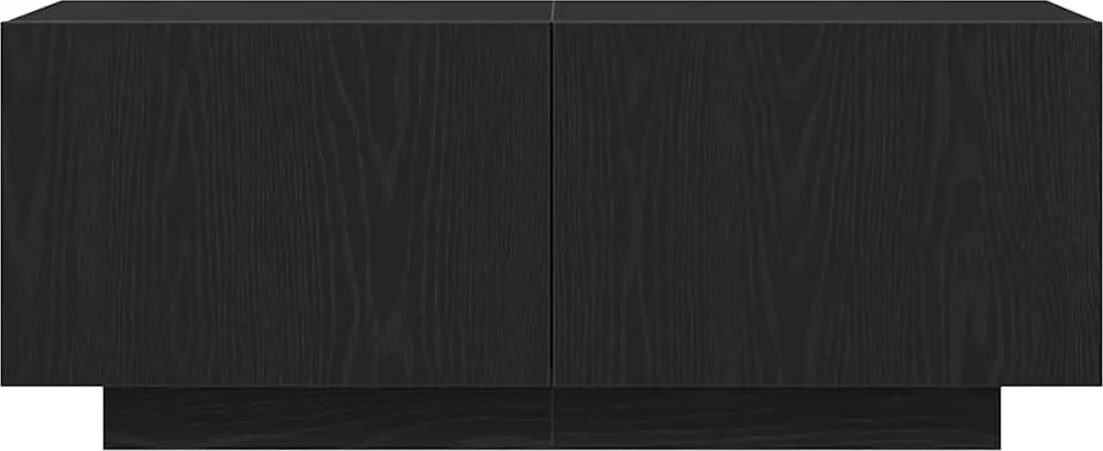 Televizní skříň 100 x 35 x 40 cm Černý dub Kompozitní dřevo 3333066