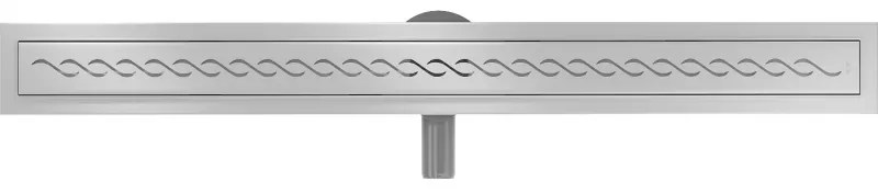 Mexen Flat 360° M18 rotační lineární odtok 100 cm chrom - 1023 100-40