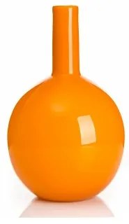 Skleněná váza Retro oranžová