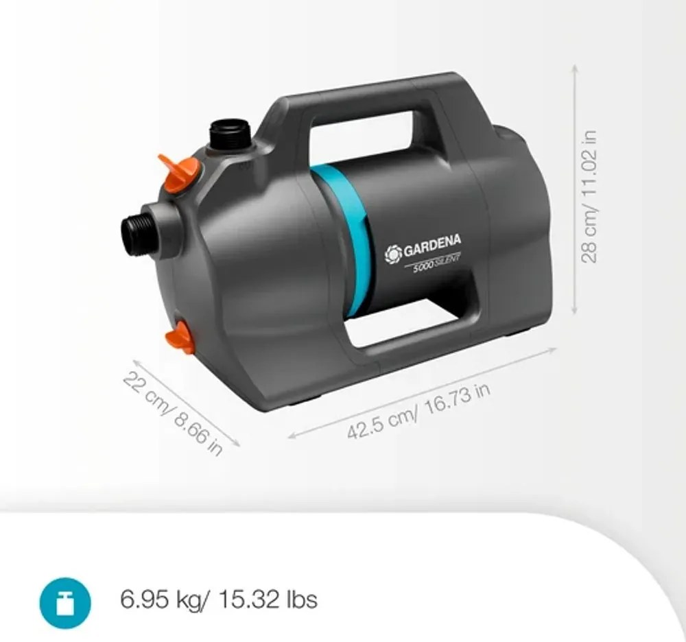 Elektrické povrchové čerpadlo Gardena 5000 Silent 9080-20