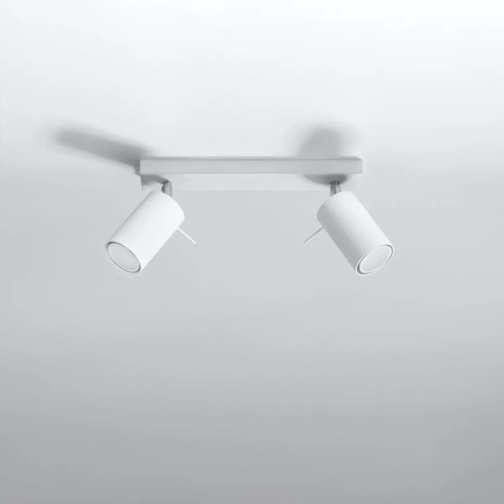 Sollux Lighting Stropní svítidlo RING 2 bílé
