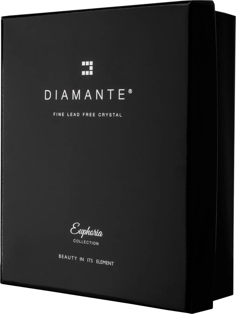 Diamante sklenice na bílé víno Silhouette City s krystaly Swarovski 360ml 2KS