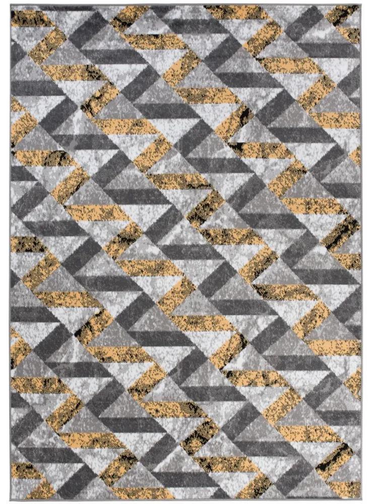 Kusový koberec PP Inis šedožlutý 80x150cm