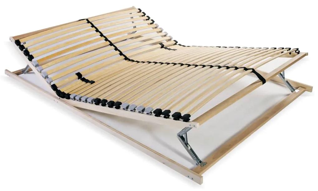 vidaXL Lamelový rošt postele s 28 lamelami 7 zón 140 x 200 cm