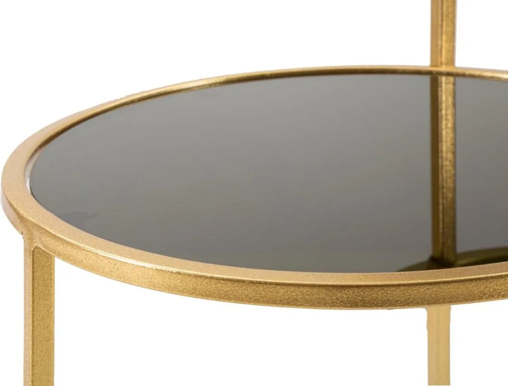 Designový odkládací stolek Calantha 50 cm zlatý