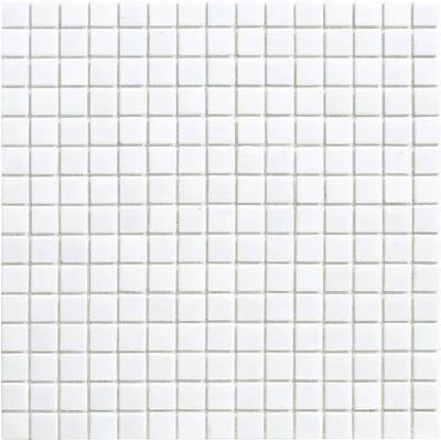 Skleněná mozaika A 11 30,5x32,5 cm bílá