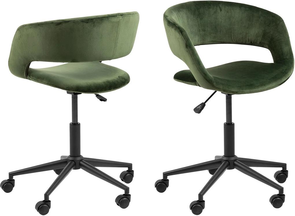 ACTONA Kancelářská židle Grace zelená 87 × 56 × 54 cm